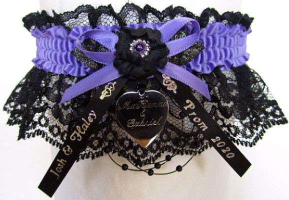 Prom Garter "Personalized" for 2020 by Custom Accessories Garters ...