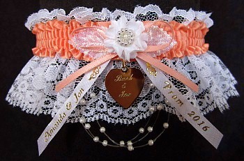 Prom Garter "Personalized" for 2016 by Custom Accessories Garters ...