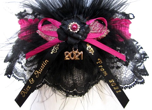 Prom Garter "Personalized" for 2021 by Custom Accessories Garters ...