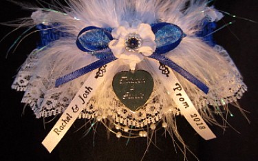 Prom Garter "Personalized" for 2018 by Custom Accessories Garters ...