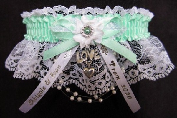 Prom Garter "Personalized" for 2020 by Custom Accessories Garters ...