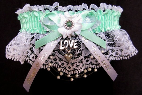 Prom Garter "Personalized" for 2023 by Custom Accessories Garters ...